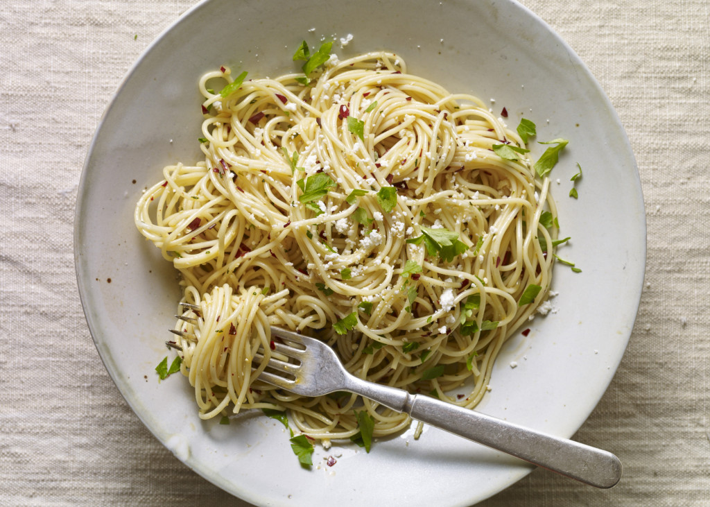 Guajillo and Garlic Pasta - Pati Jinich