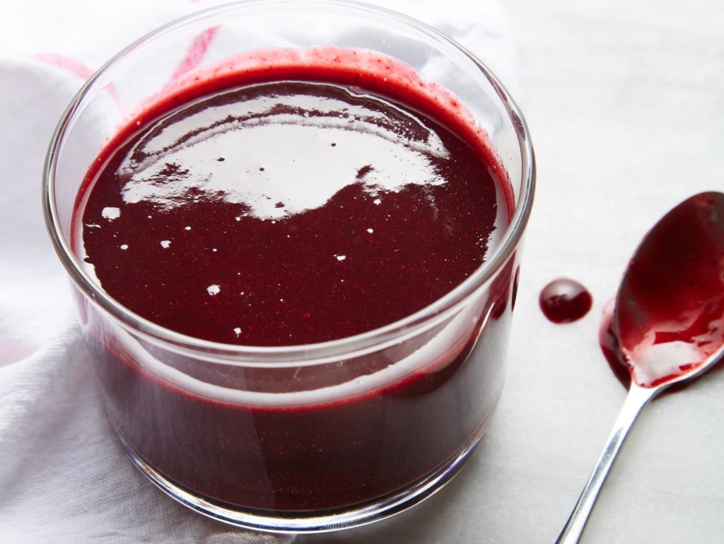 Blackberry, Mint and Lime Coulis - Pati Jinich