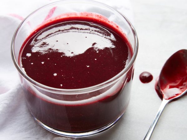 Blackberry, Mint and Lime Coulis - Pati Jinich