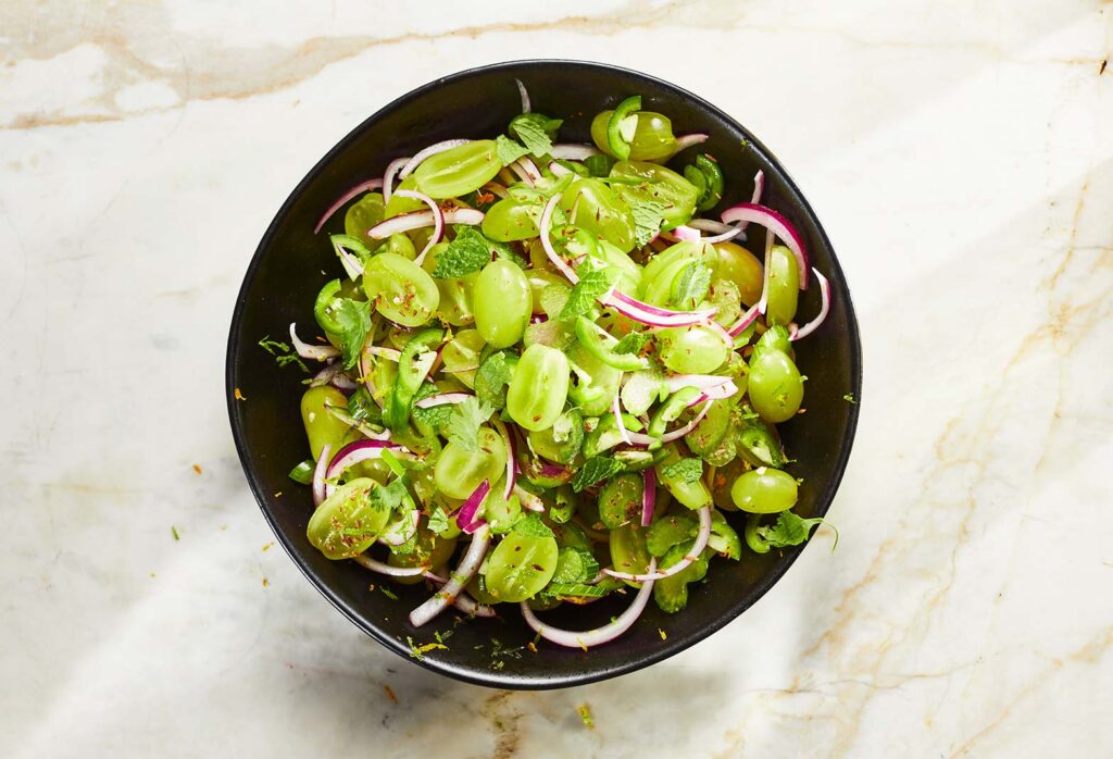 Pickled Grape Salad - Pati Jinich