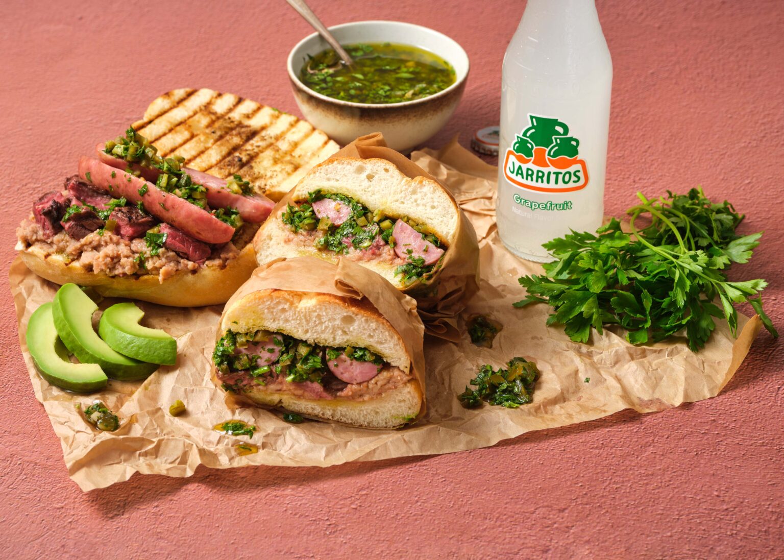 Argentinian Chorizo and Carne Asada Torta - Pati Jinich