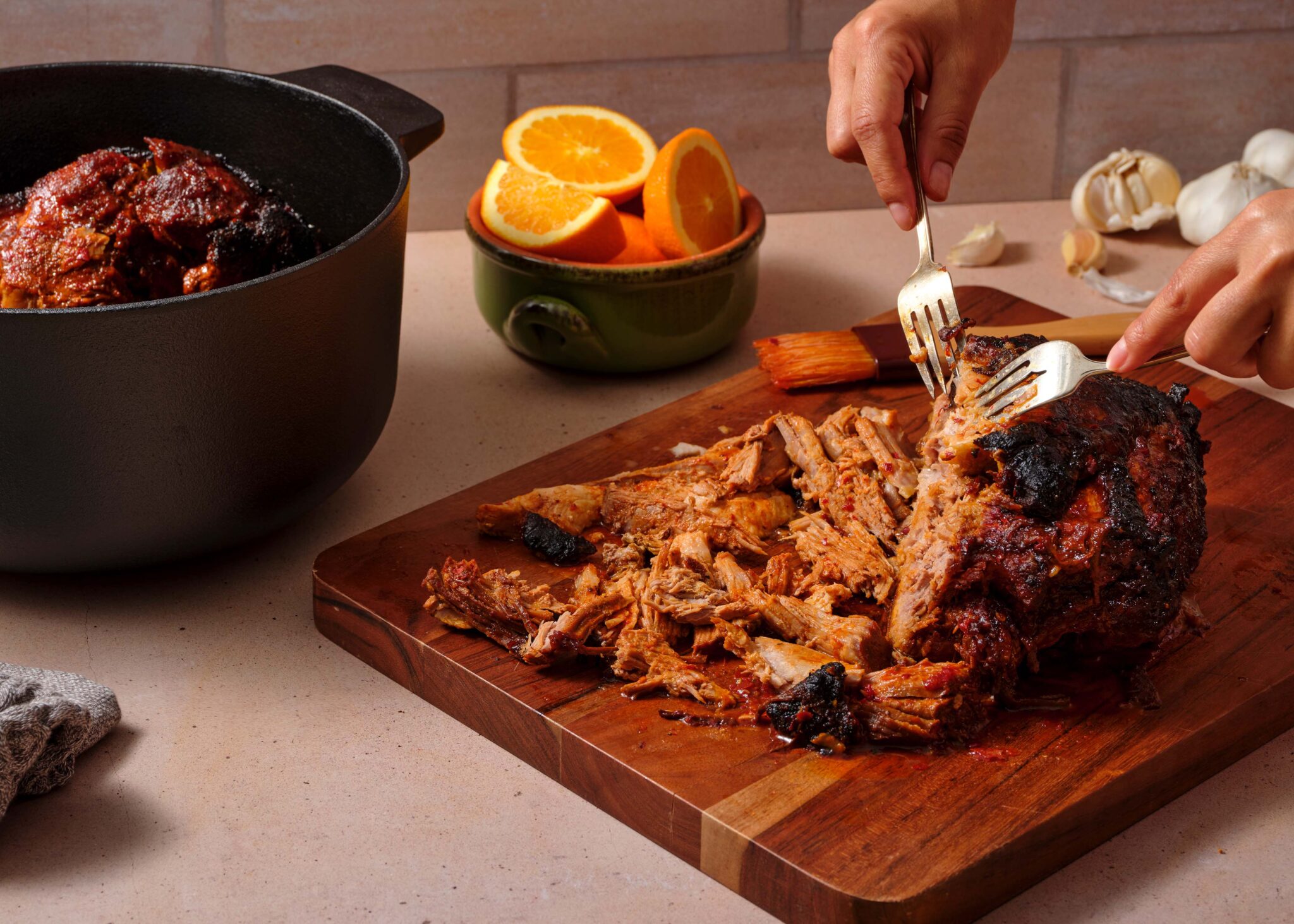 Orange and Piloncillo Adobo Pork Roast - Pati Jinich