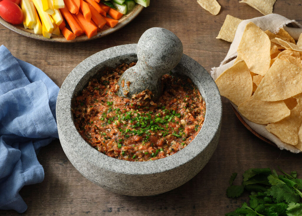Pumpkin Seed, Roasted Tomato and Habanero Dip - Pati Jinich