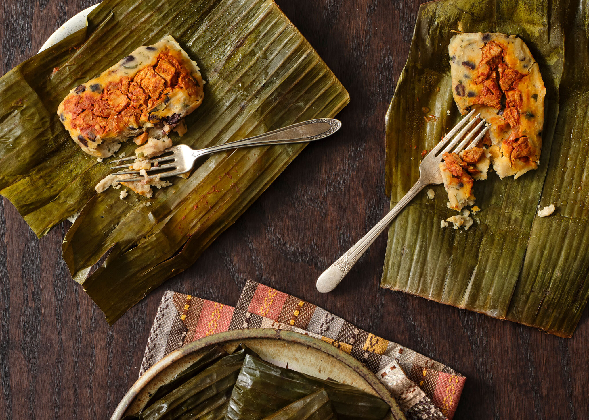 Black Bean Tamales with Pibil Pork - Pati Jinich