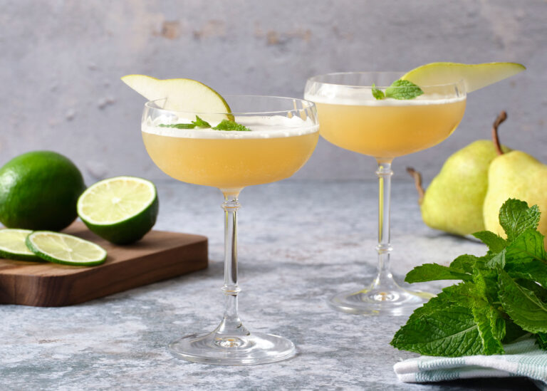Mint, Vanilla & Pear Cocktail - Pati Jinich