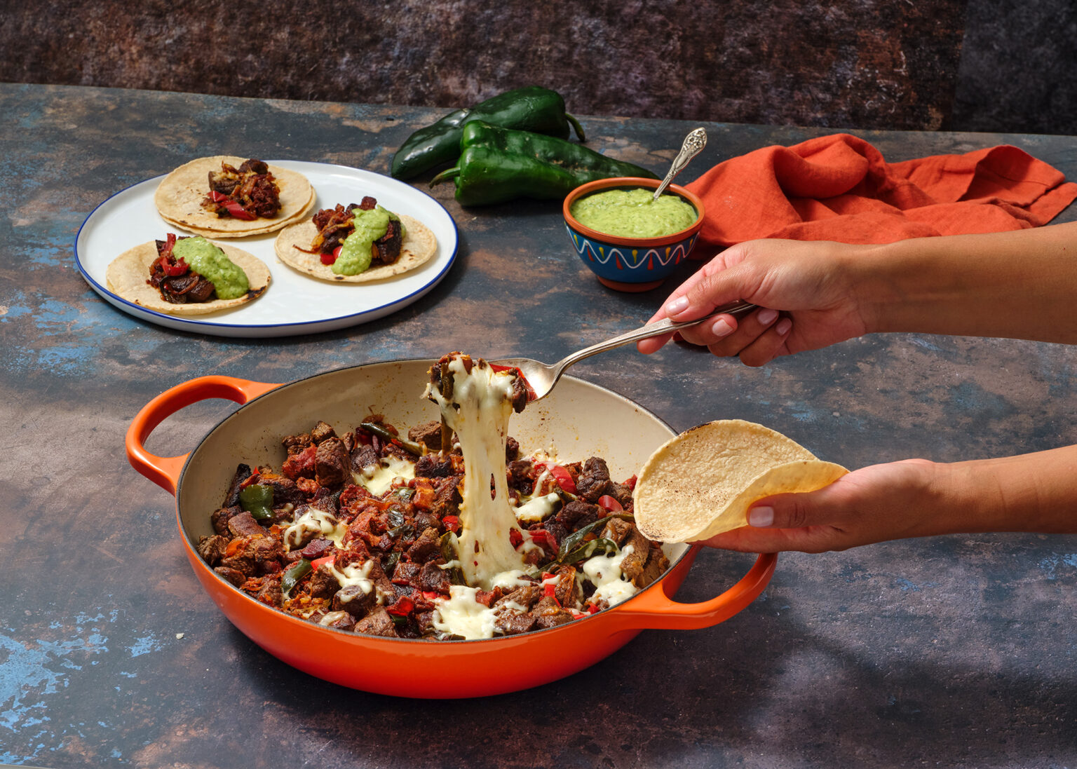 Chicharrón in Three Chiles Salsa - Pati Jinich